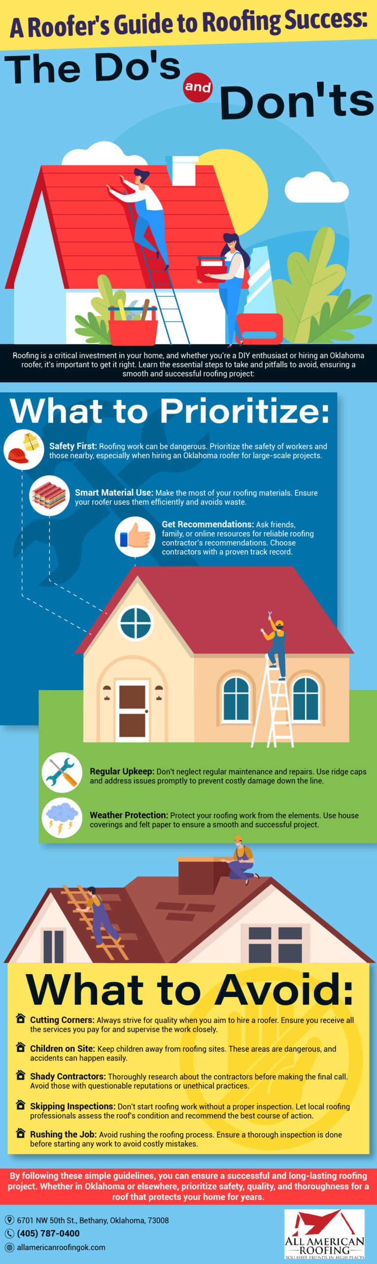 Roofer's Guide to Roofing Success: The Do's and Don'ts